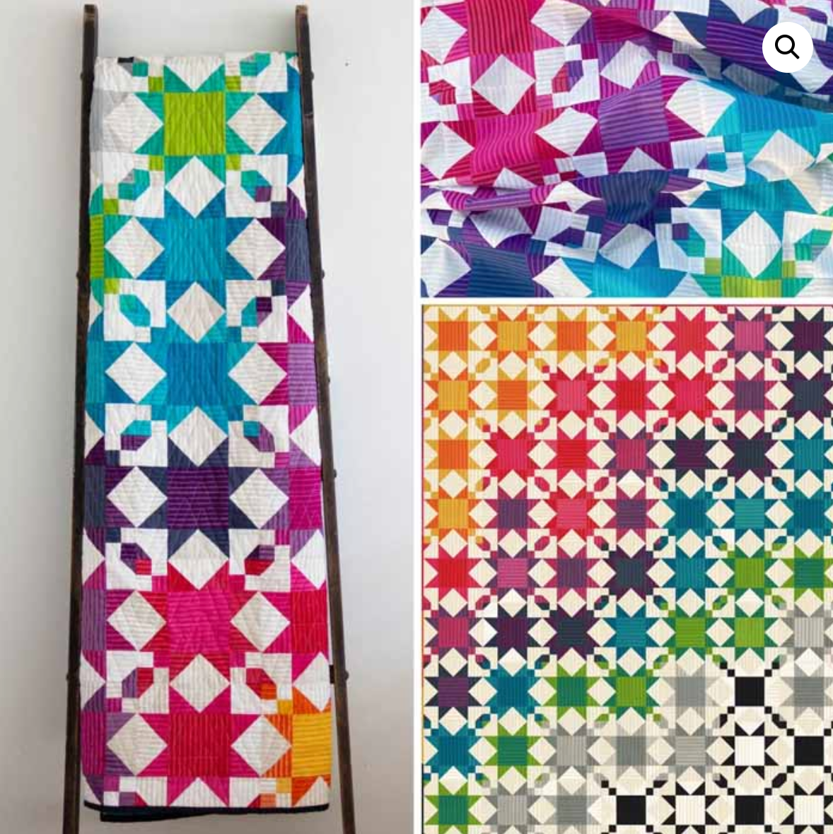 V&Co Northern Lights Quilt Paper Pattern – thequiltroom